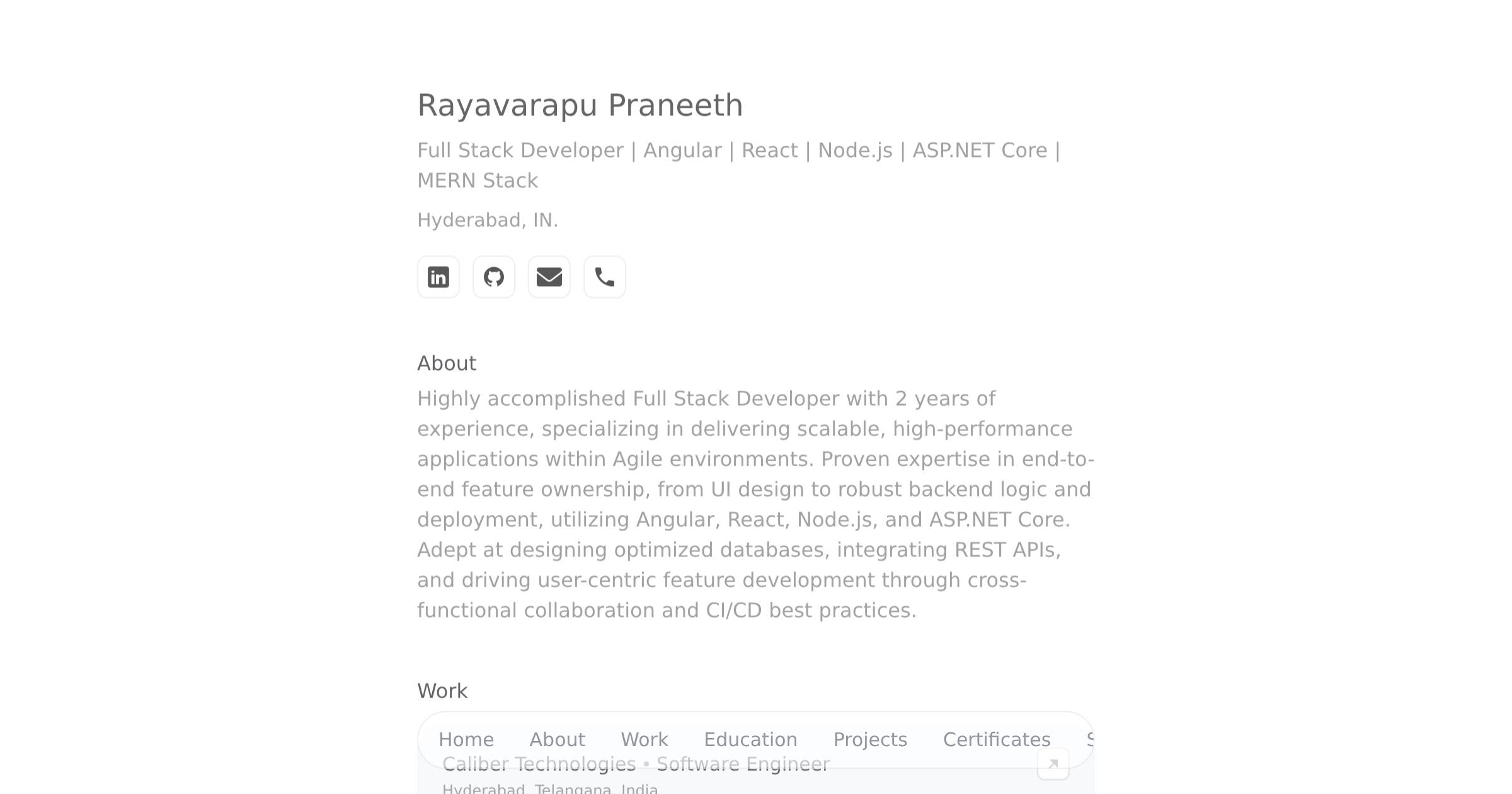 Rayavarapu Praneeth - Full Stack Developer | Angular | React | Node.js | Asp.net Core | Mern ...