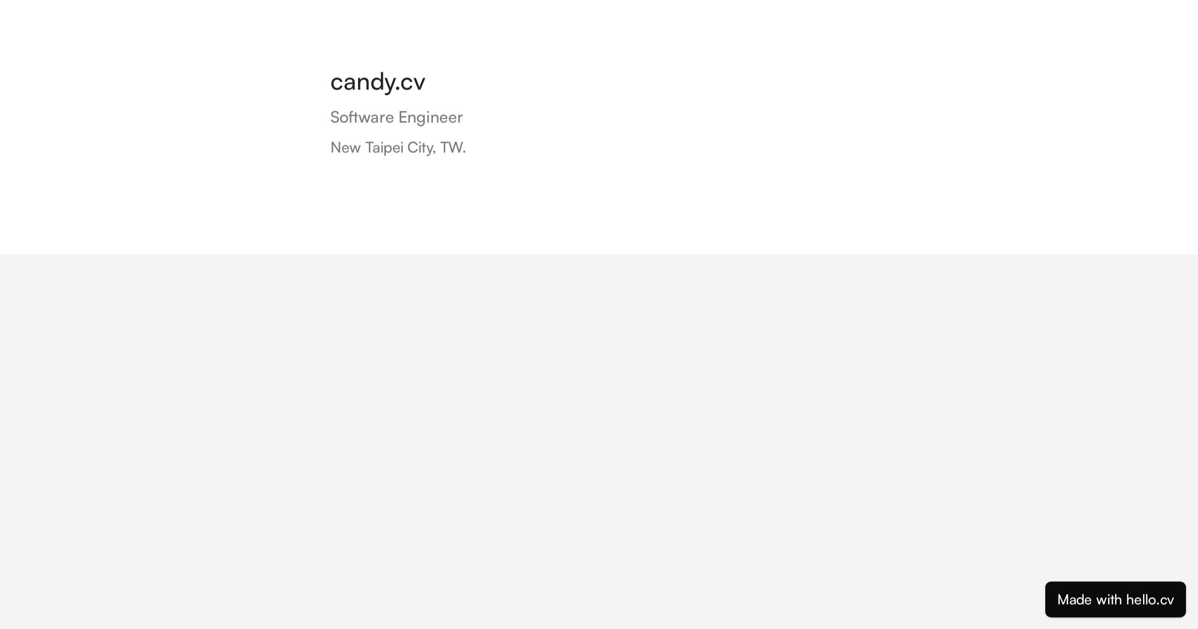candy.cv
