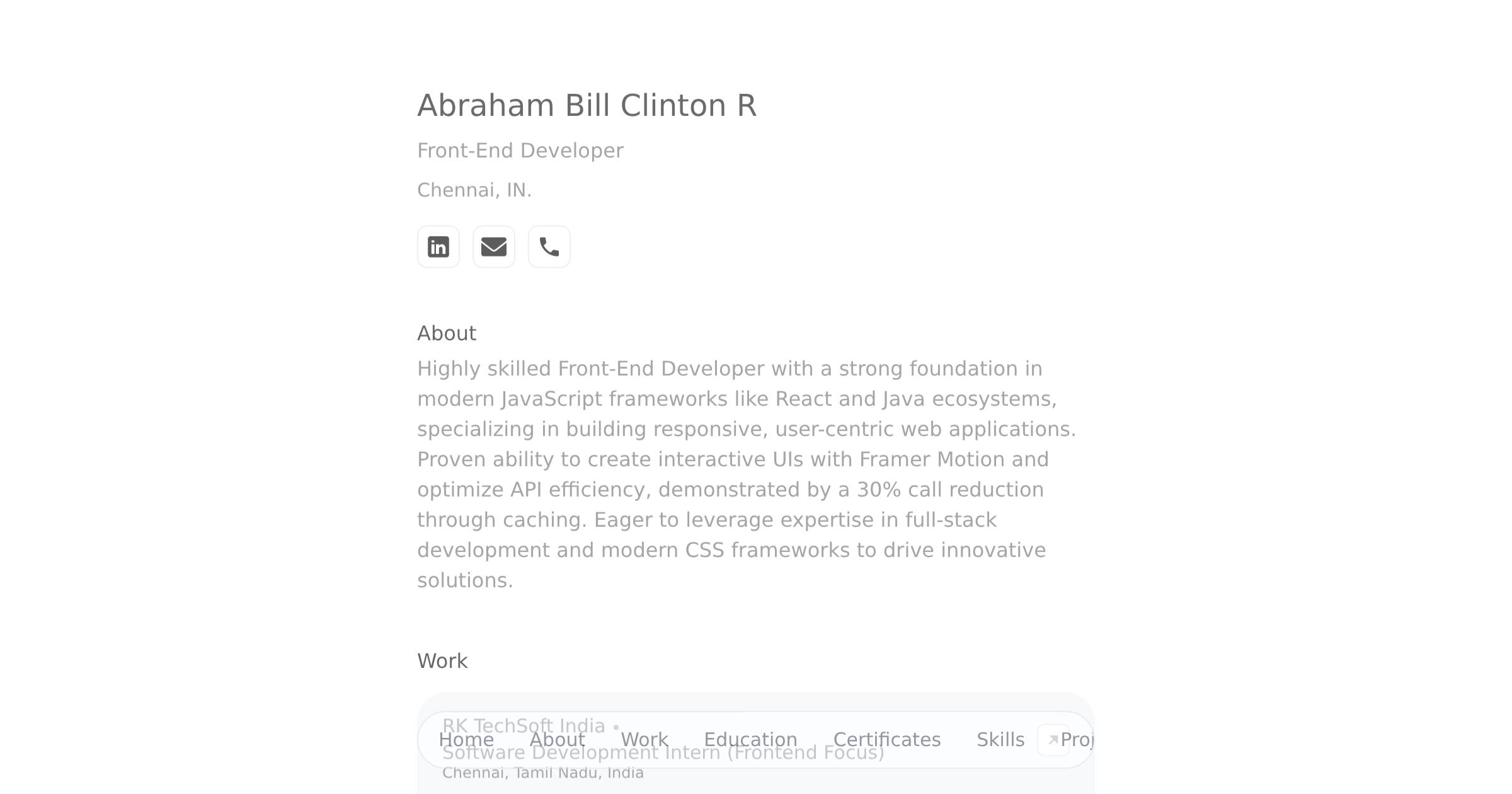 Abraham Bill Clinton R
