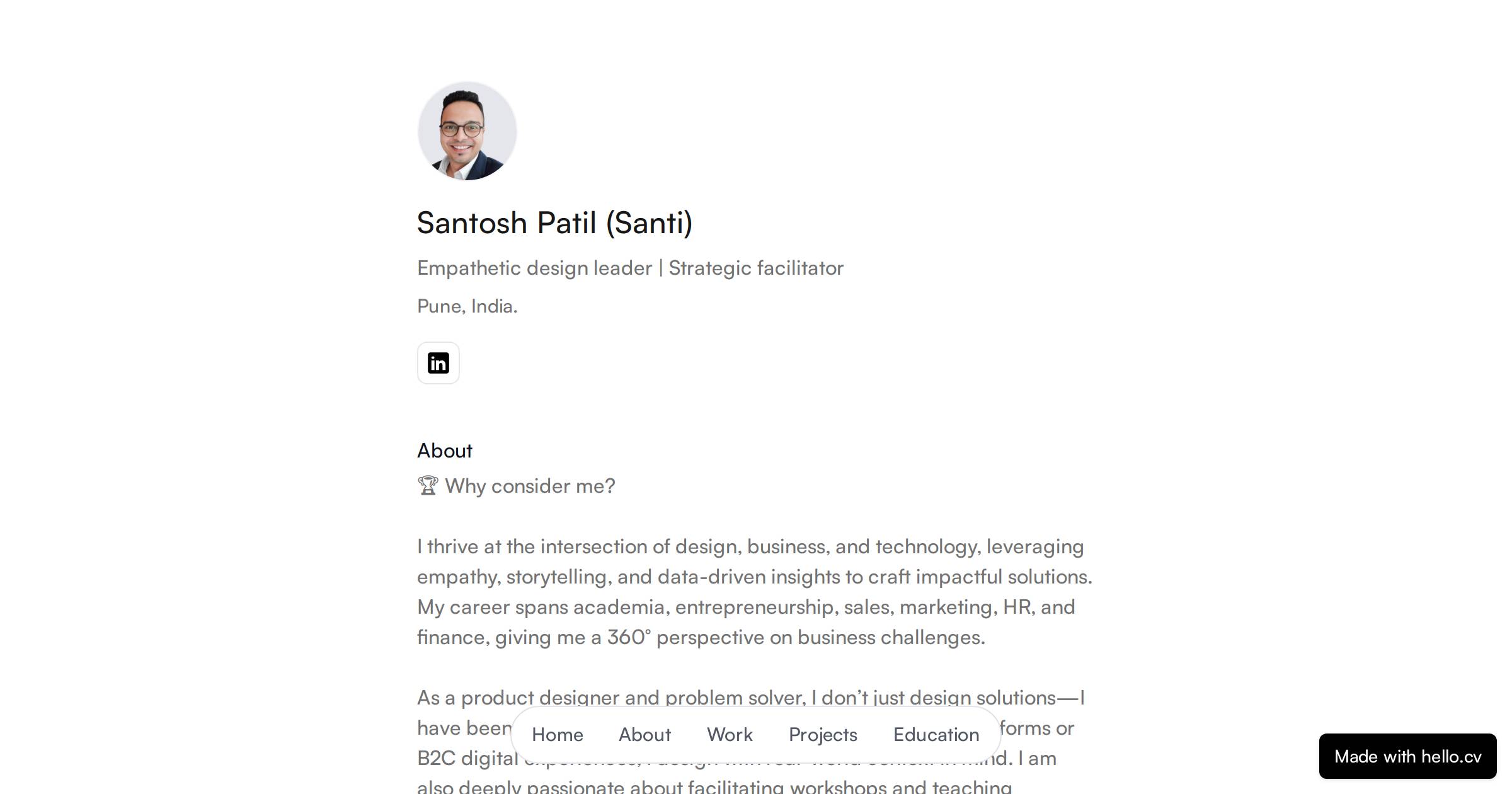 Santosh Patil - Empathetic design leader | Strategic facilitator