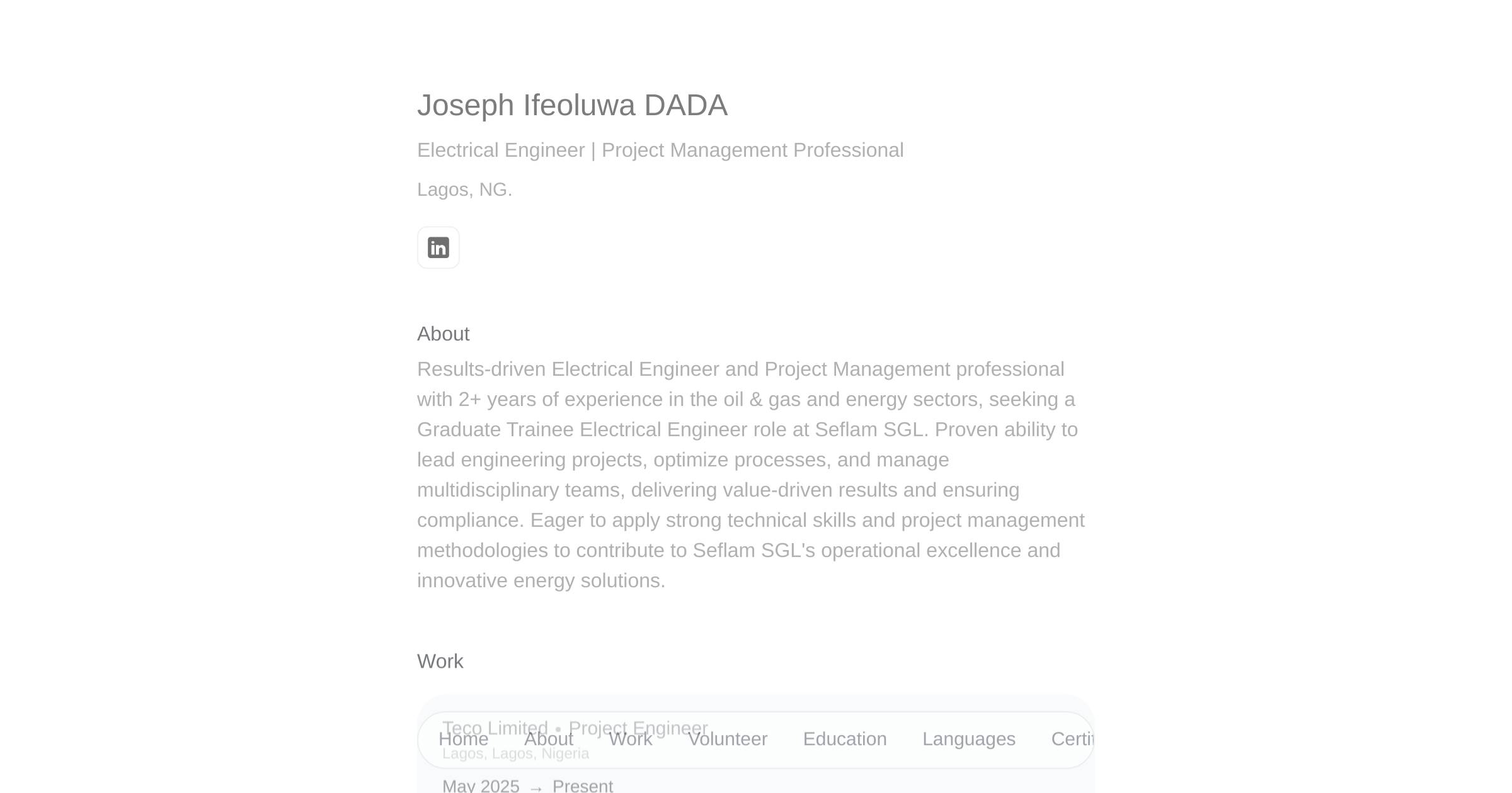 Joseph Ifeoluwa DADA