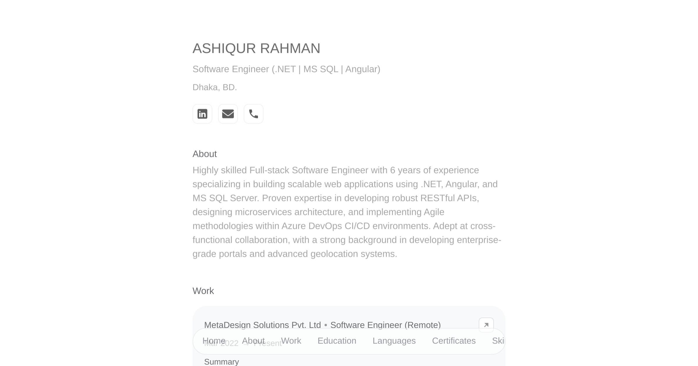 Ashiqur Rahman - Software Engineer (.net | Ms Sql | Angular) - Software Engineer (.NET | MS SQL ...
