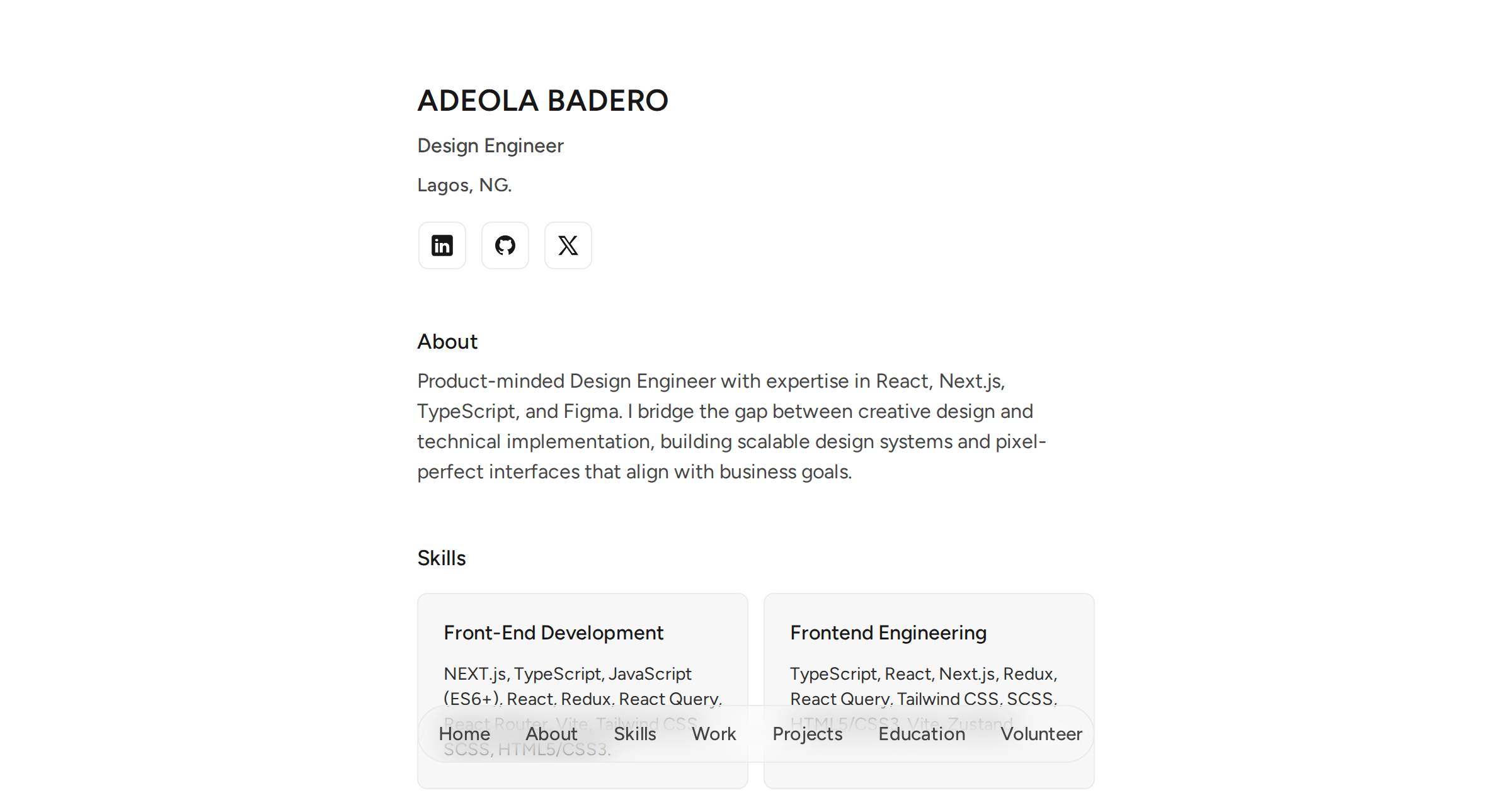 ADEOLA BADERO
