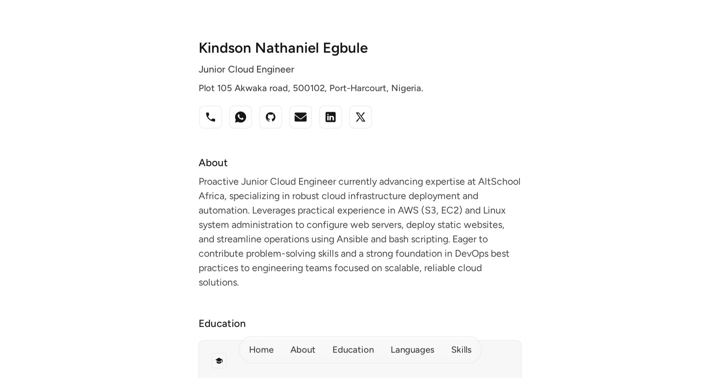 Kindson Nathaniel Egbule