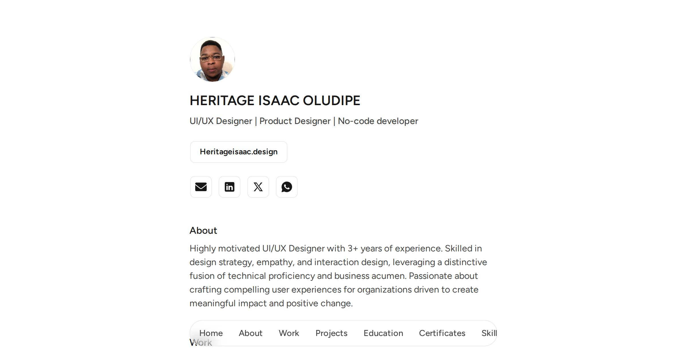 HERITAGE ISAAC OLUDIPE