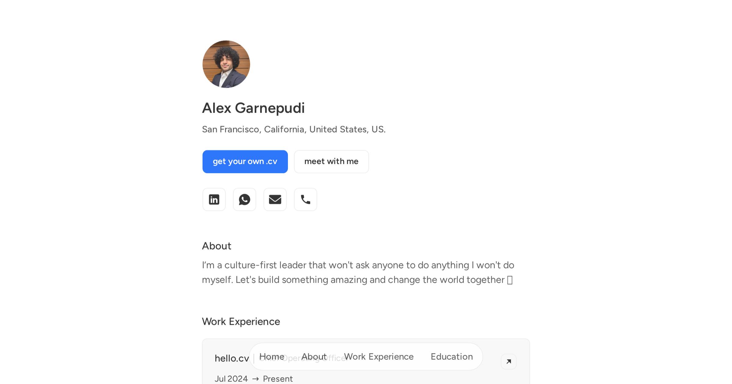 alex - hello.cv