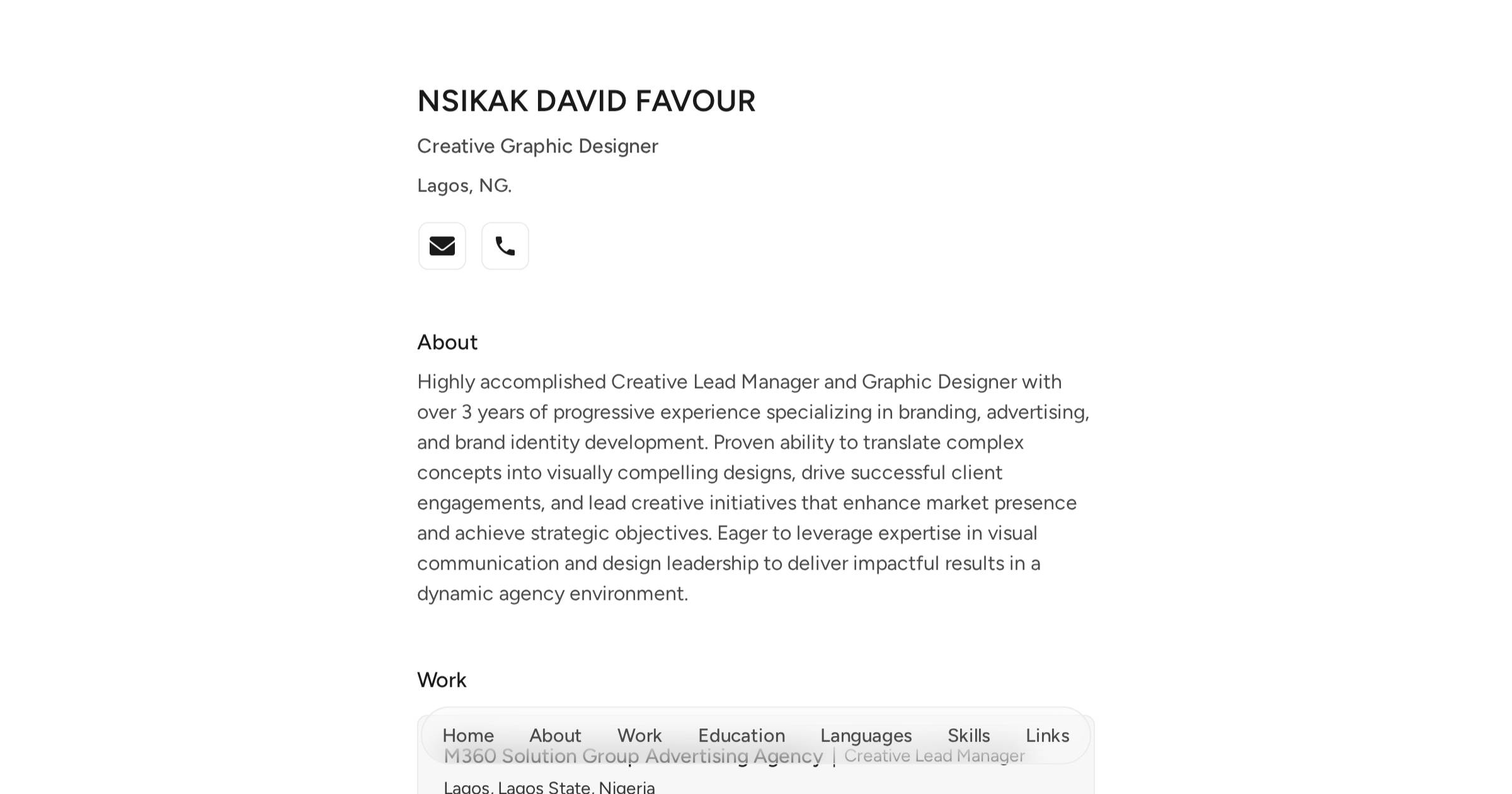 NSIKAK DAVID FAVOUR