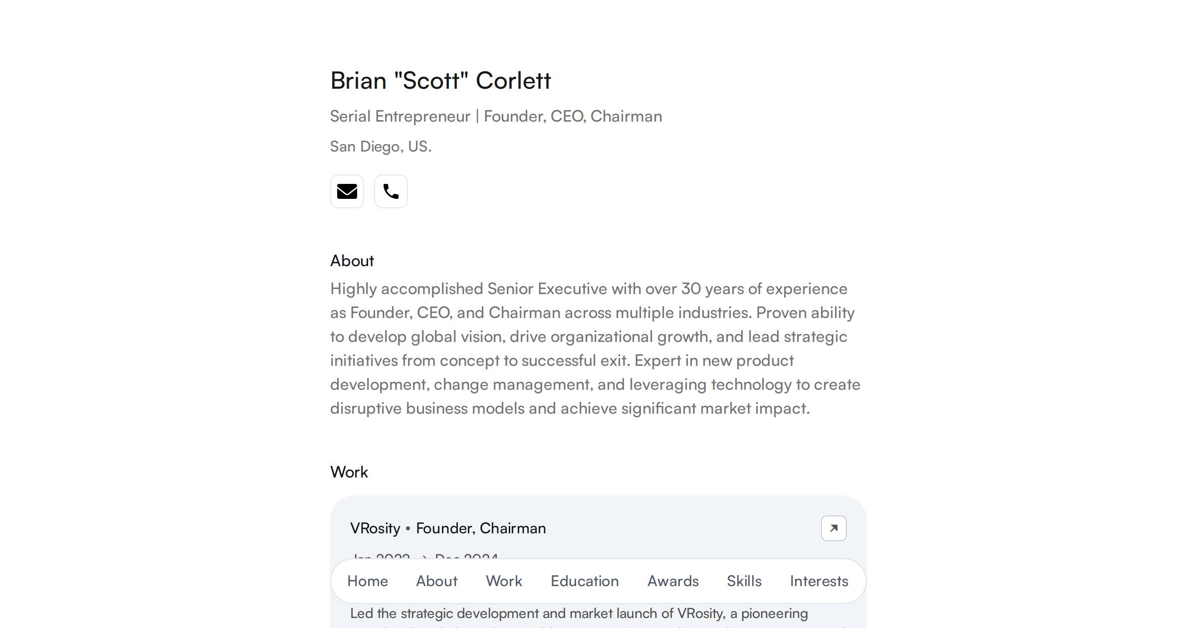 Brian "Scott" Corlett