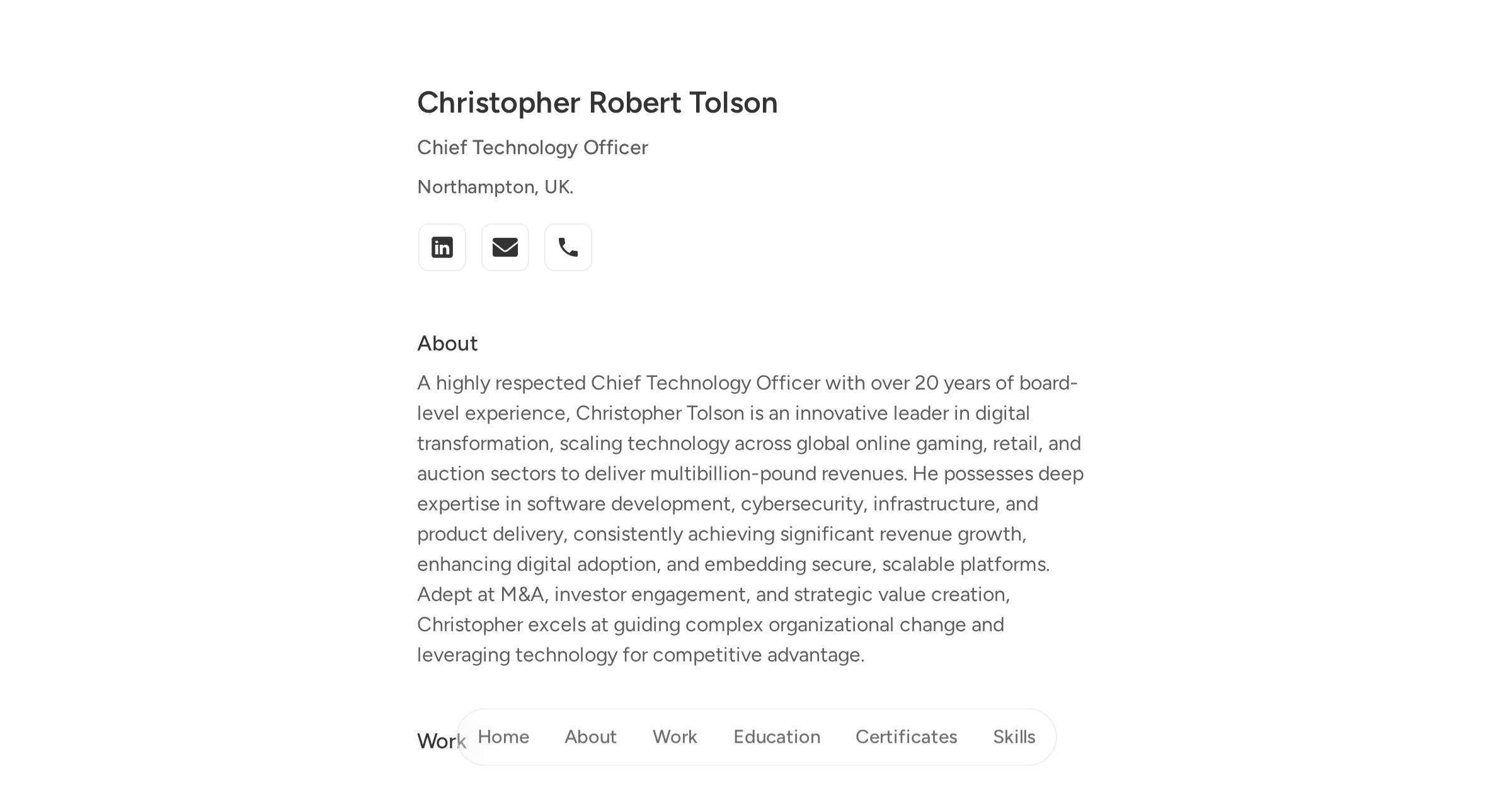 Christopher Robert Tolson